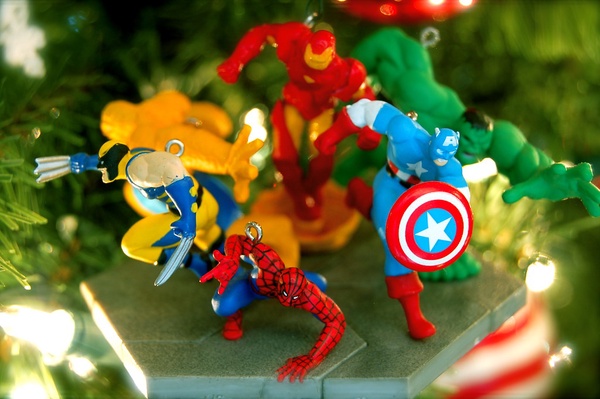 marvel christmas tree